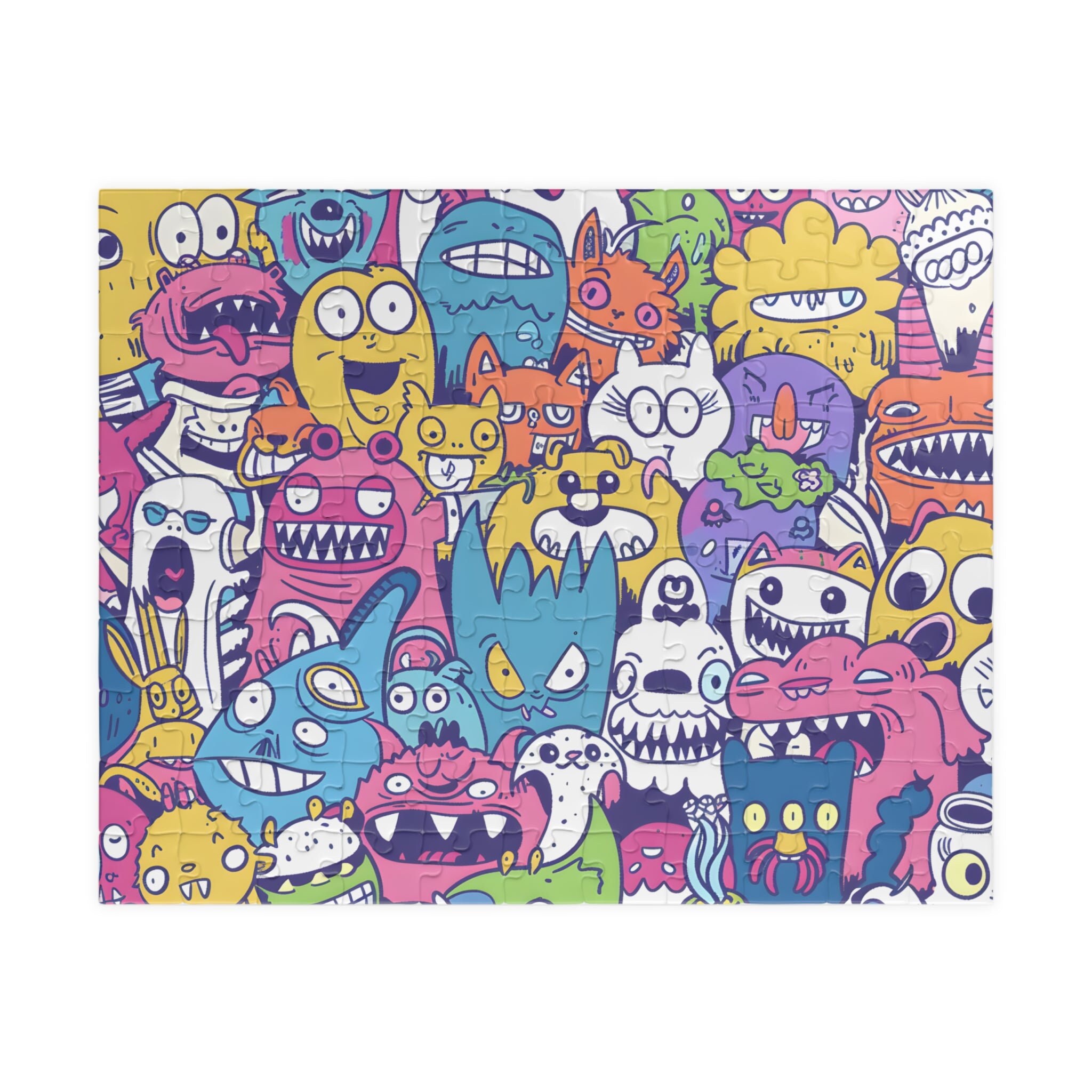 Doodle Mayhem: Cartoon Extravaganza #13838-24893 - Etsy