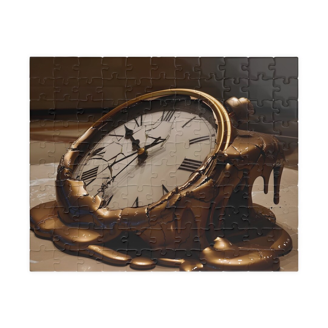 Surrealist Melting Timepiece Art #14095-25857 - Etsy