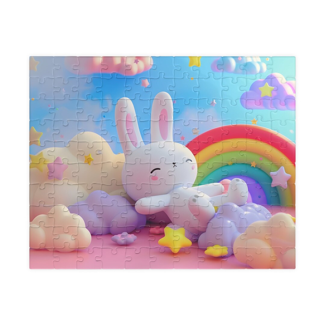 Miffy Bunny on Rainbow Clouds #14155-26094 - Etsy