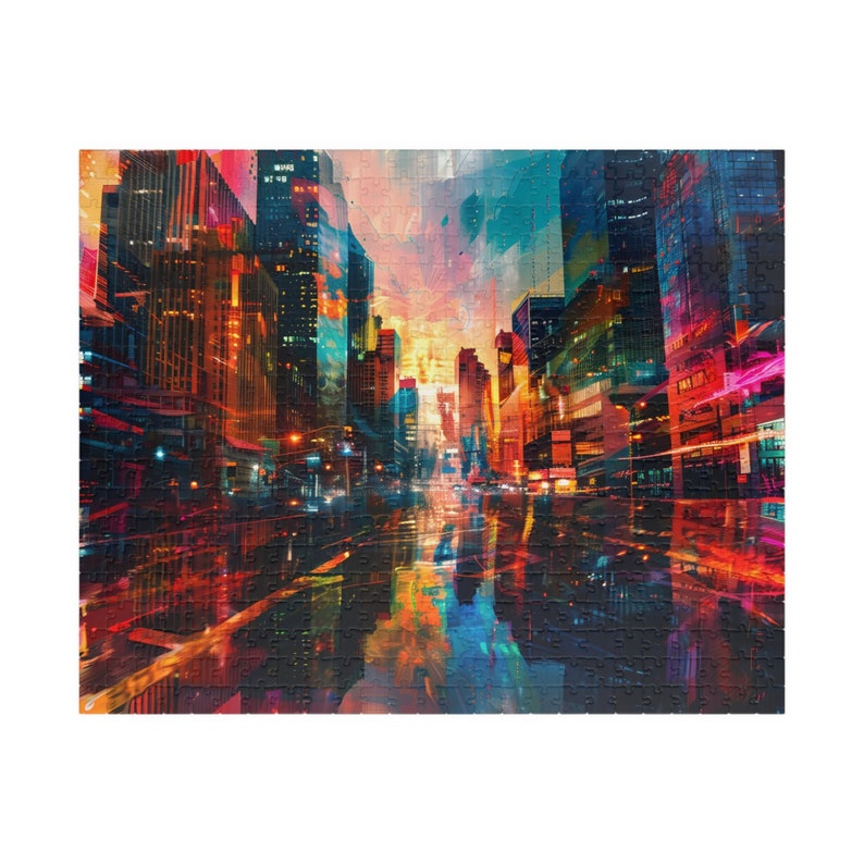Chromatic Pathways: Urban Twilight #13884-25046 - Etsy