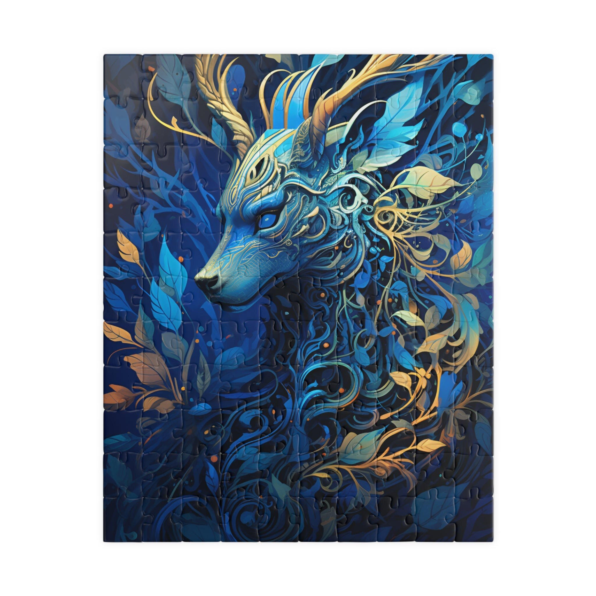 Enchanted Winter Stag: the Frostbloom Guardian - Etsy