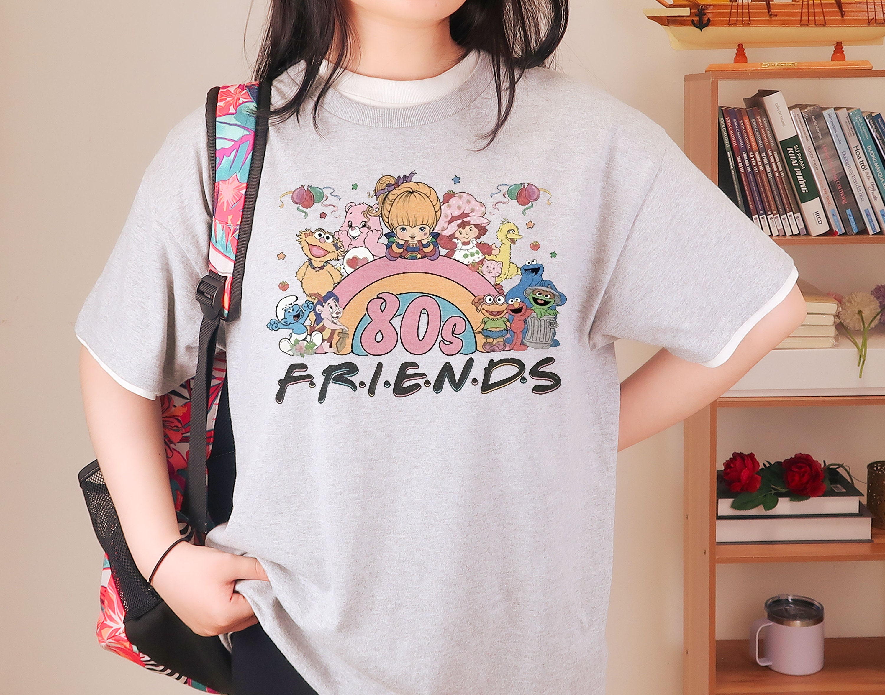 Vintage Cartoon Friends Nostalgia Shirt, Friends 80s Cartoon Shirts ...