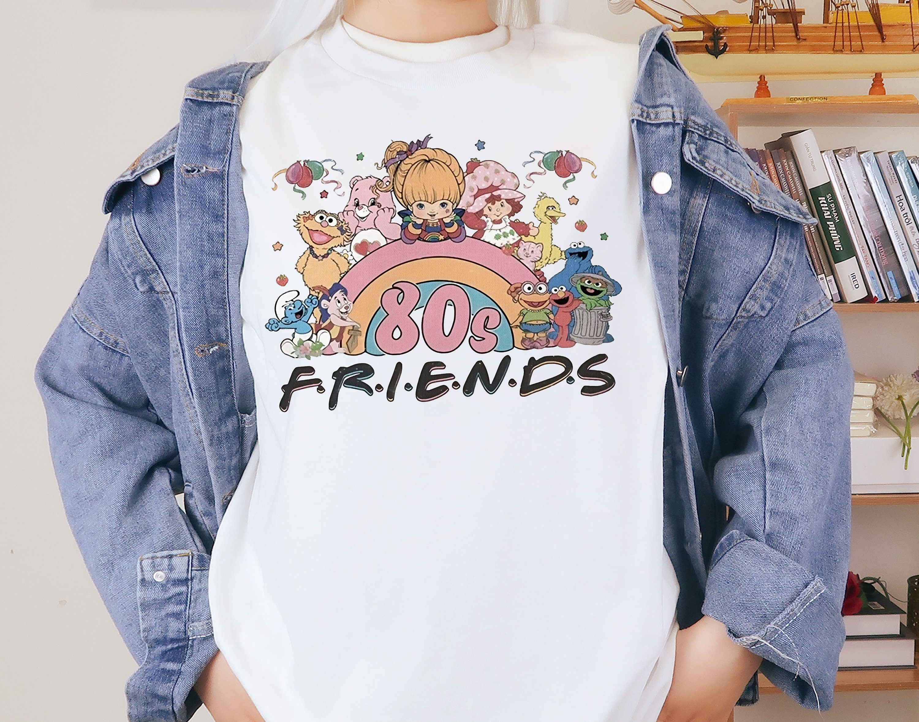 Vintage Cartoon Friends Nostalgia Shirt, Friends 80s Cartoon Shirts ...