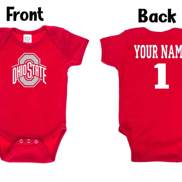 Ohio State Baby - Etsy