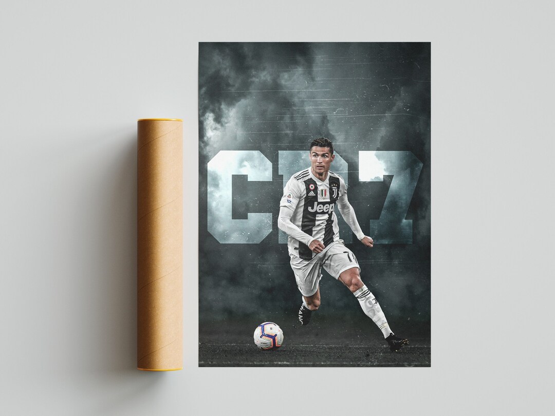 Ronaldo Poster Football Poster Ronaldo Merch Digital Print Soccer Print ...