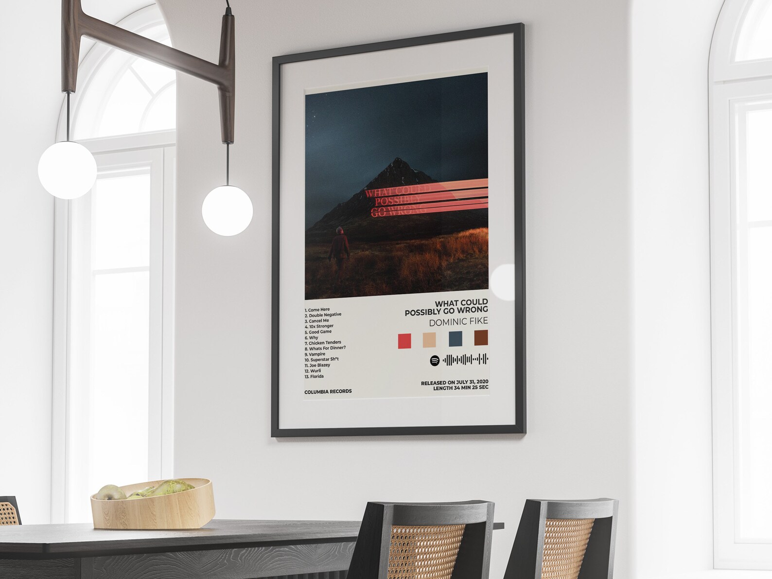 Dominic Fike Album Cover Poster, Digital Album Cover Poster, What Could ...