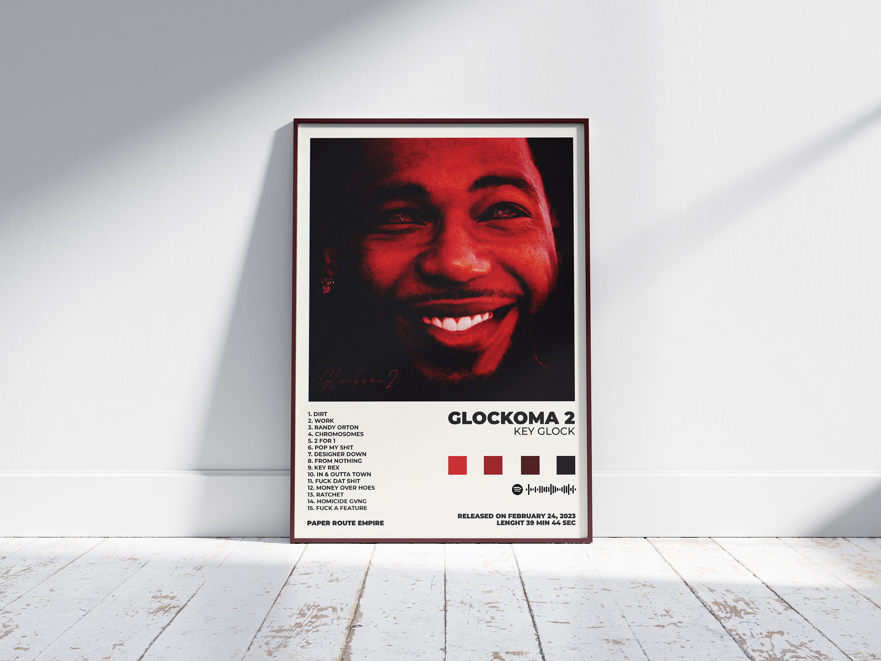 Key Glock Poster Glockoma 2 Poster Premium Print Album Art for Album ...