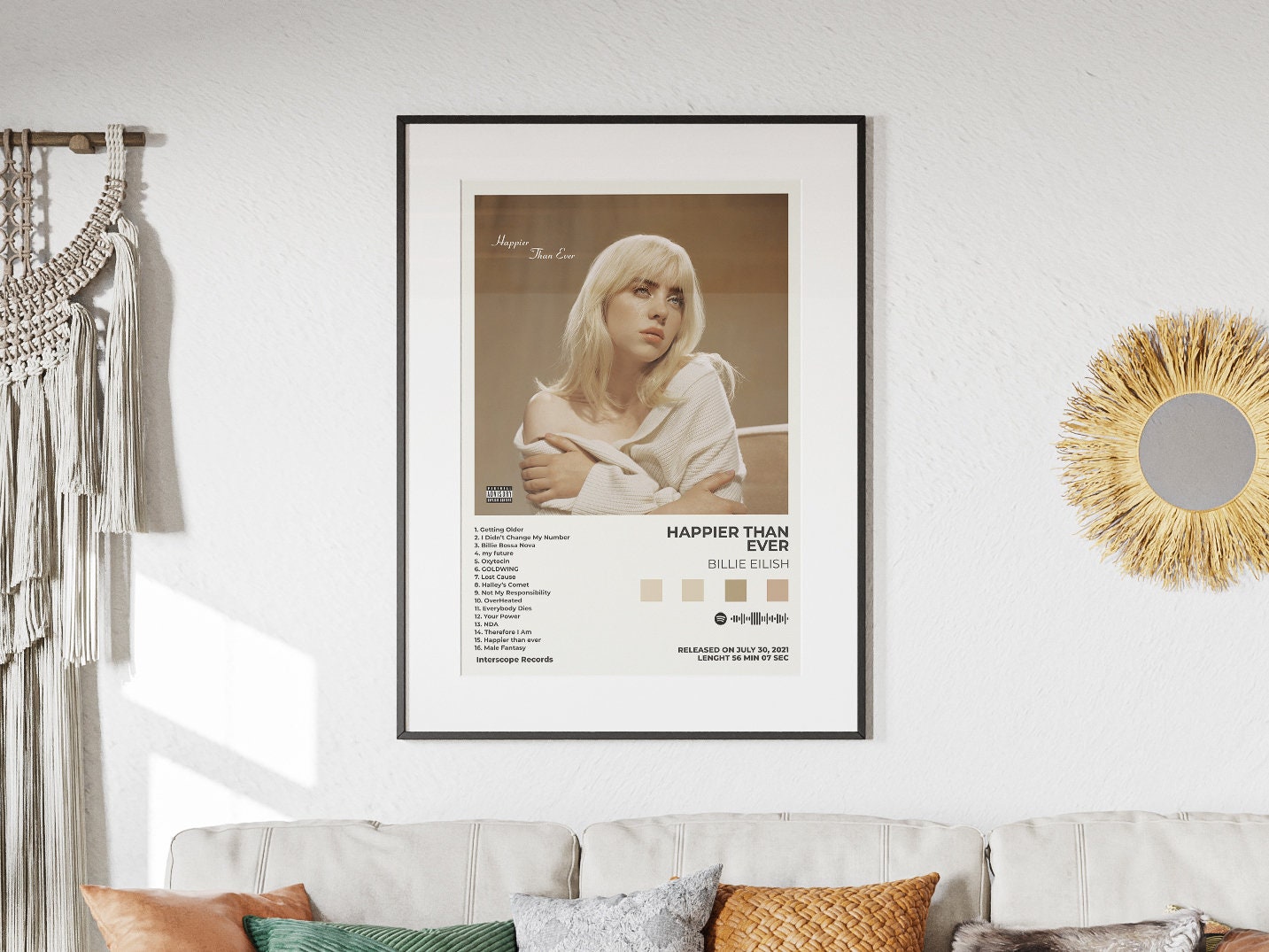 Pick Your Own Album Poster Custom Album Poster Album Cover Tracklist ...