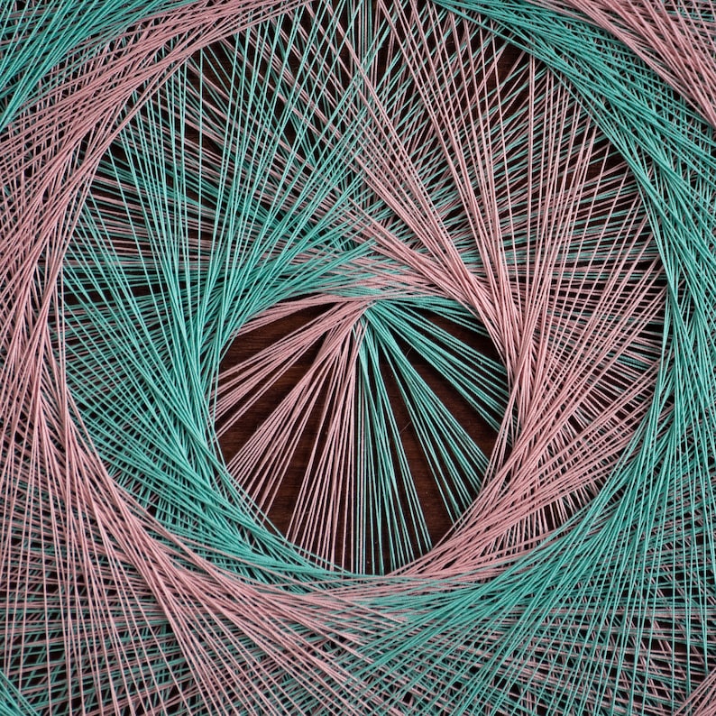 INTERTWINED Mandala Sacred Geometry Beautiful String Art, Wall Art - Etsy