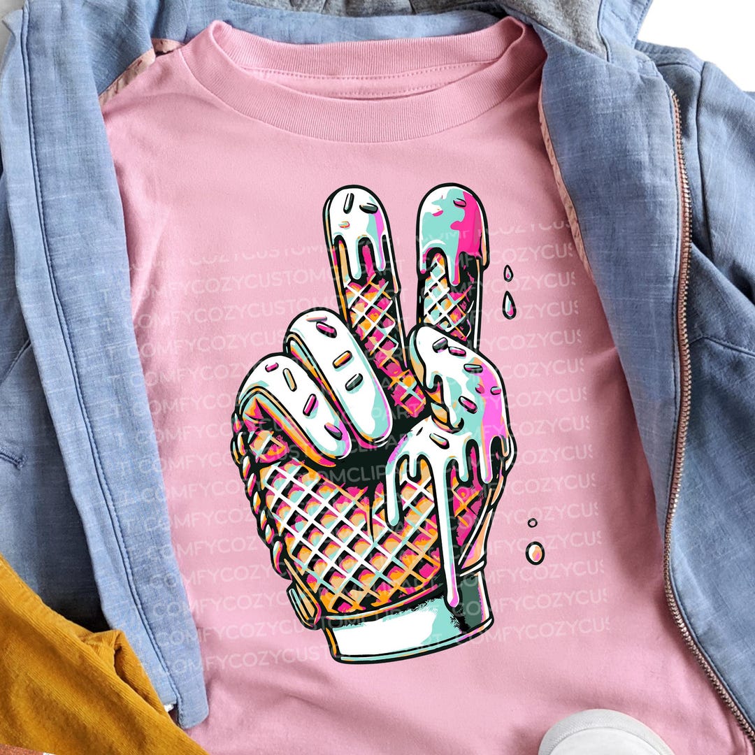 Respect the Drip| Icecream Baseball Glove Ice Cream Drips Png|cute ...