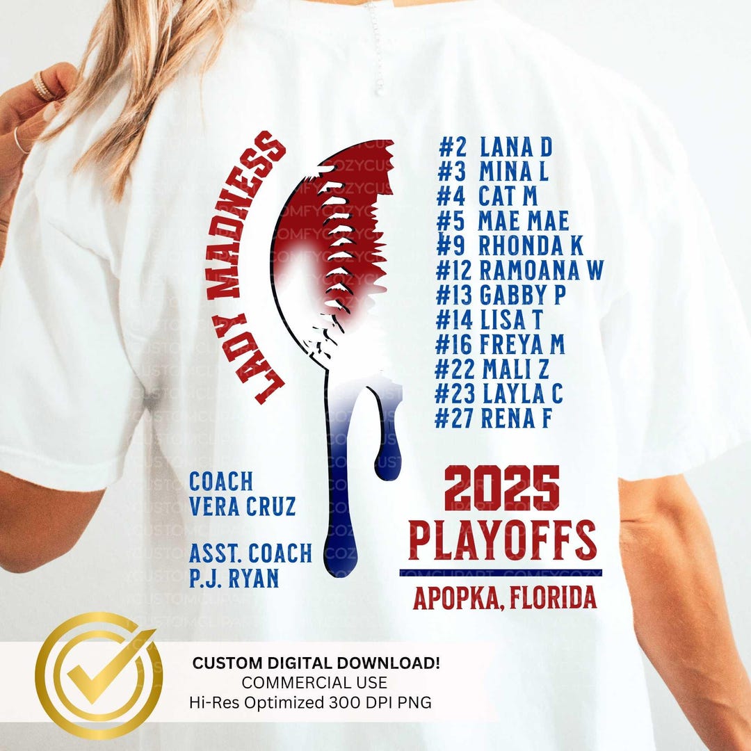 Custom Drippy Ball Softball Roster Back All Stars PNG Pocket ...