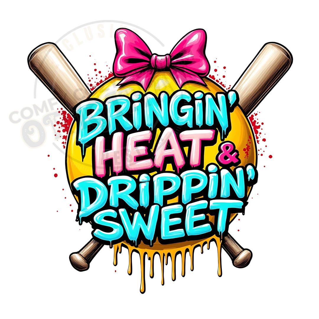 Neo Coquette Softball Melt Ice Cream Glove Drippy Bat Ball Dripping ...
