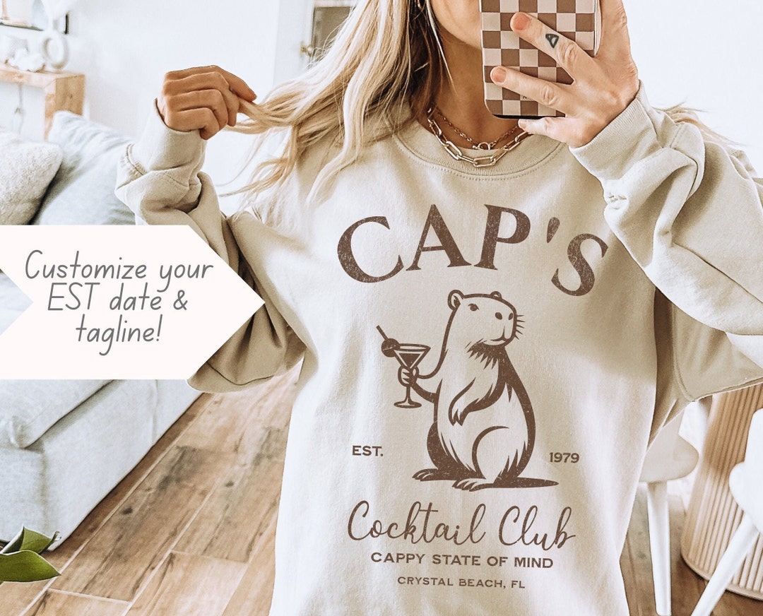 Personalized Capybara Social Club Shirt|gift for Capybara Lover ...
