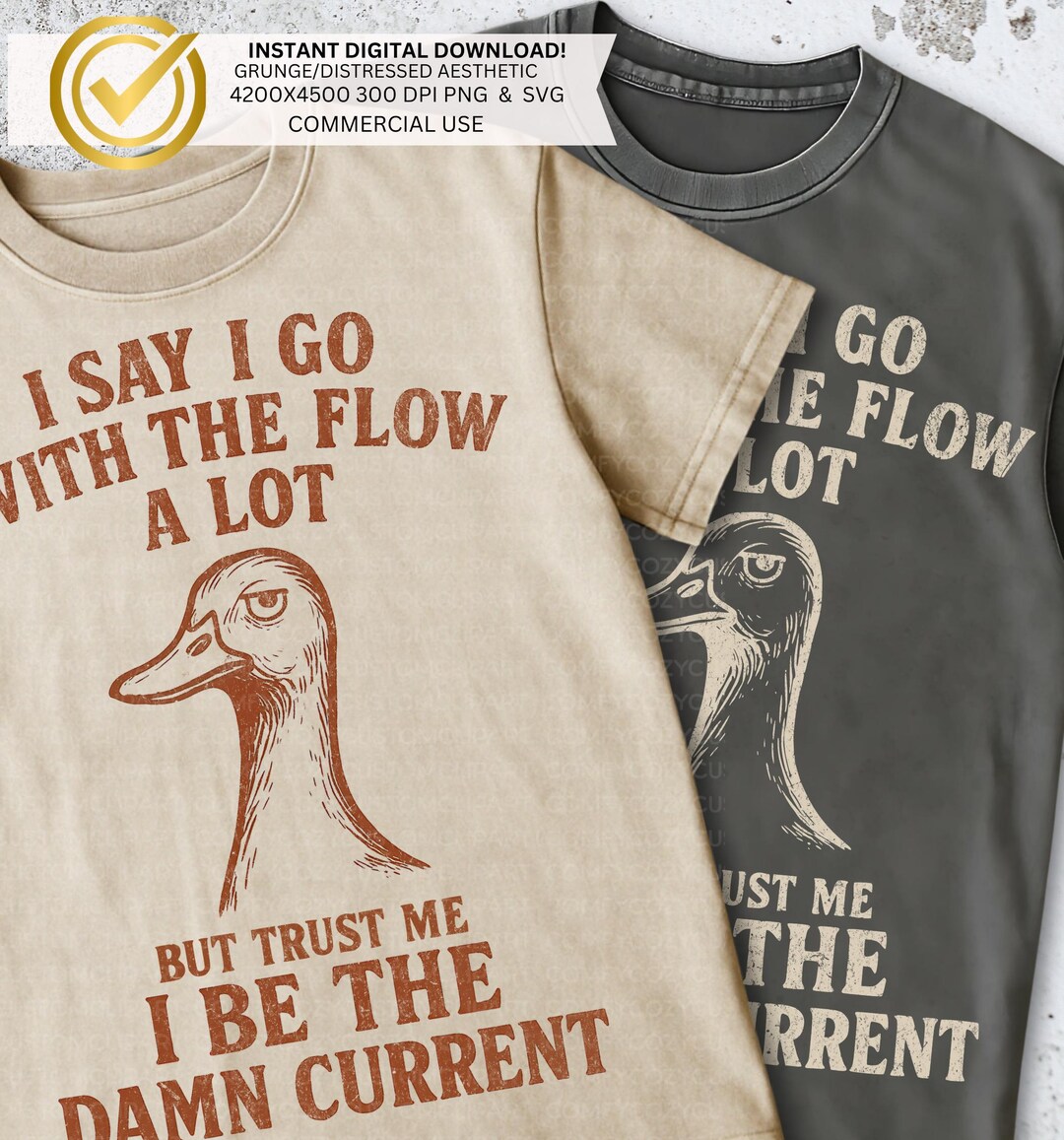 Sarcastic Duck Meme Shirt PNG| DTF DIY Teeshirt Gift for Angry Duck Mom ...