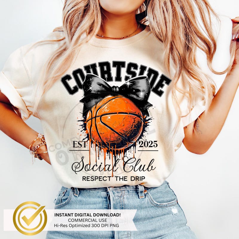 Basketball Drip - Etsy