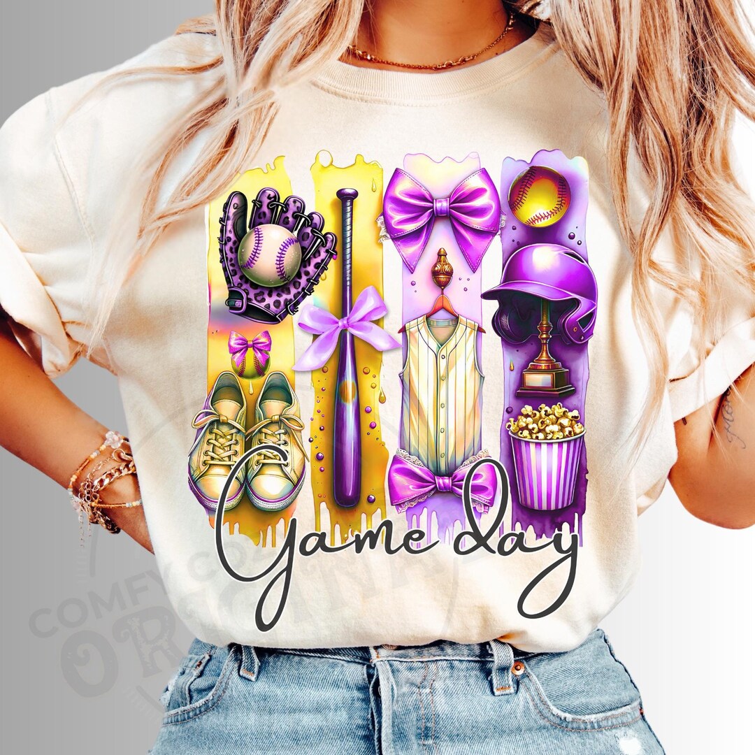 Coquette Brushstroke Softball PNG DTF| Girly Brushstroke Shirt Designs ...