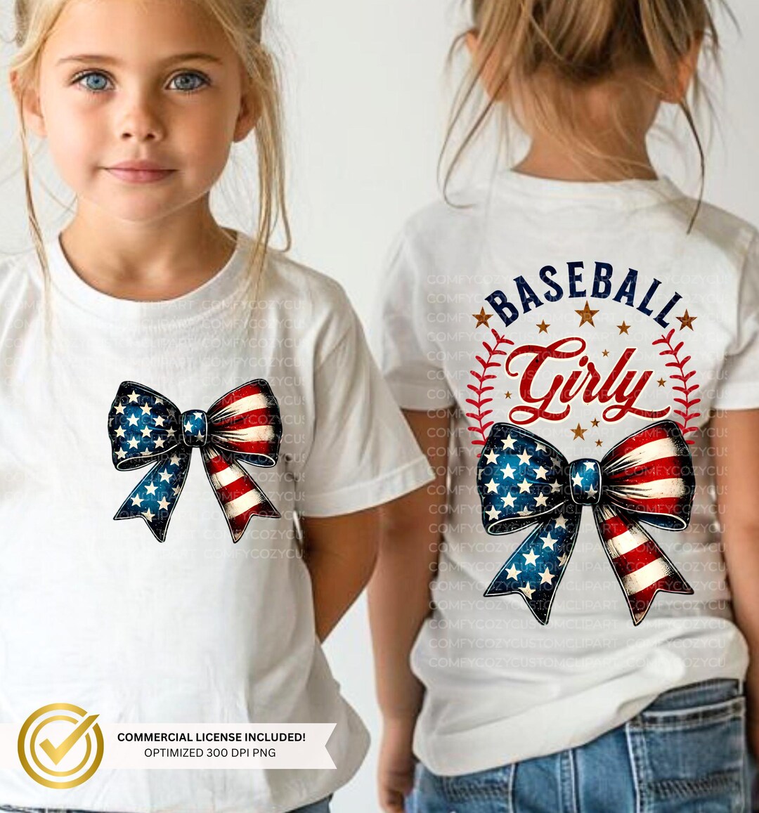 Patriotic Baseball GIRLY Png Game Day Vintage Base Ball Coquette SET of ...