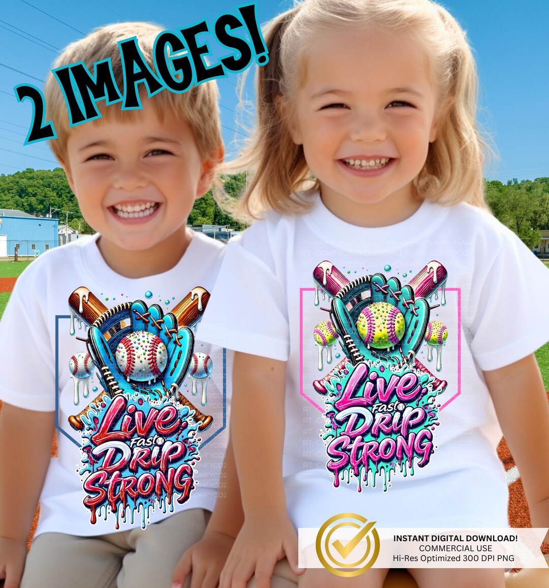 Baseball and Softball Drippy Ball Home Plate|bundle Live Fast Drip Hard ...