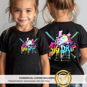 Neon BIG Drip Energy Drippy Bat PNG |dripping Baseball Drip Helmet ...