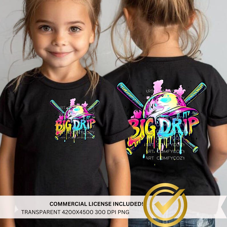 Neon BIG Drip Energy Drippy Bat PNG |dripping Baseball Drip Helmet ...