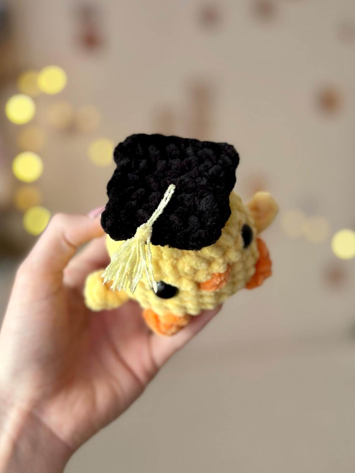 Graduation Chick Plushie – Handmade Crochet Gift for Graduates, Class ...