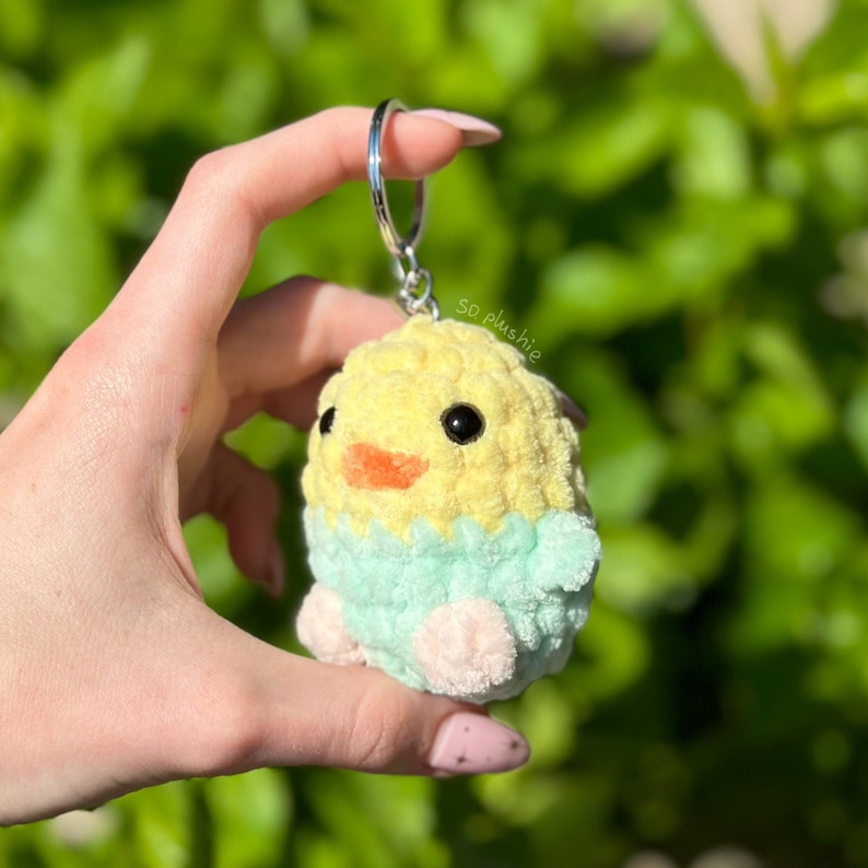 Kissing Birds Keychains Crochet Matching Birds Keychains Cute Matching ...