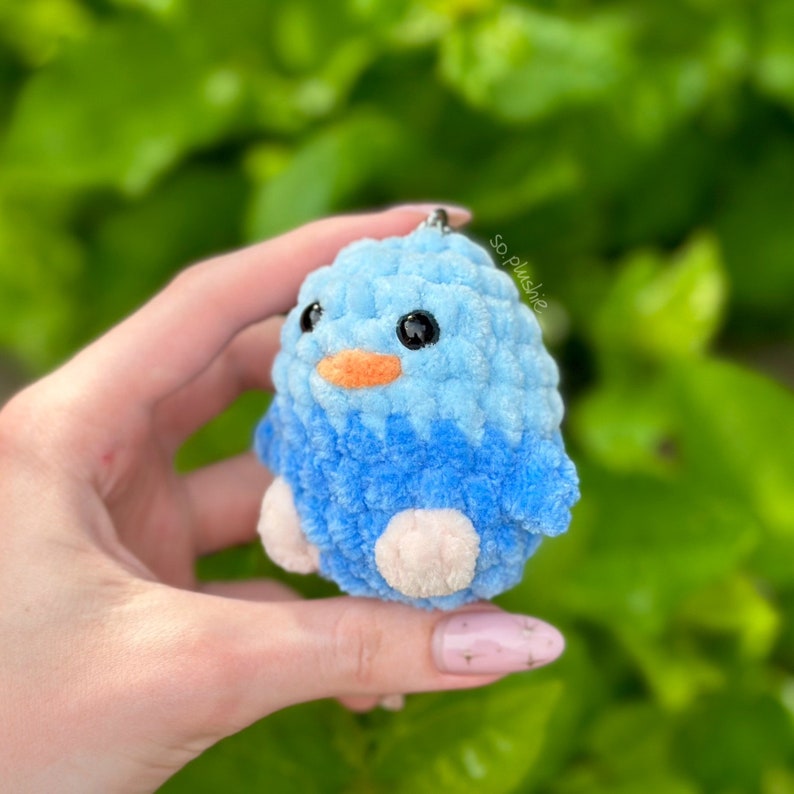 Kissing Birds Keychains Crochet Matching Birds Keychains Cute Matching ...