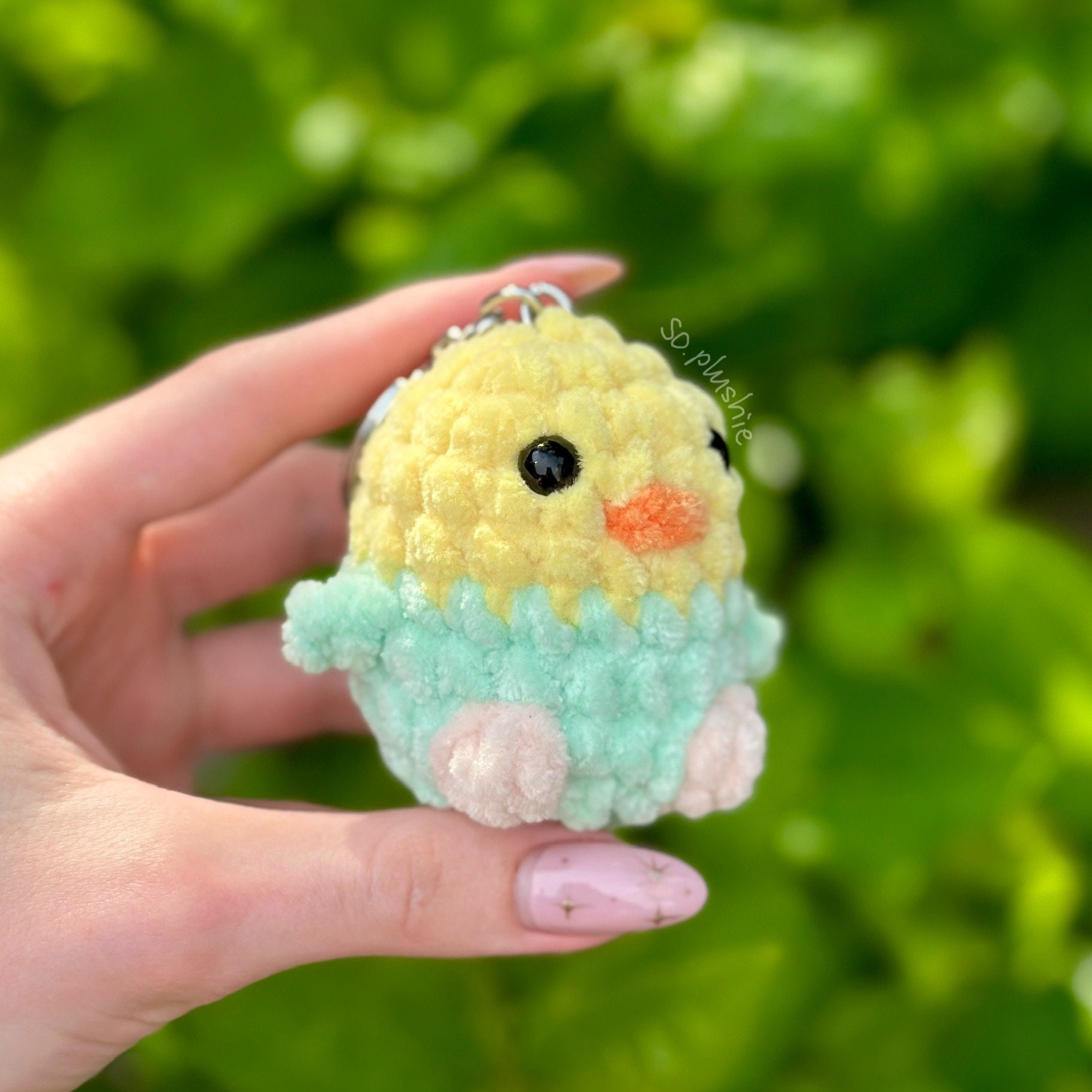 Kissing Birds Keychains Crochet Matching Birds Keychains Cute Matching ...