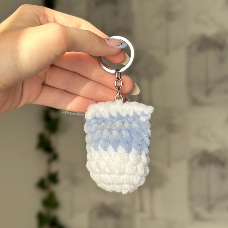 Cookie and Milk Crochet Handmade Matching Keychains Plushie KISSING ...