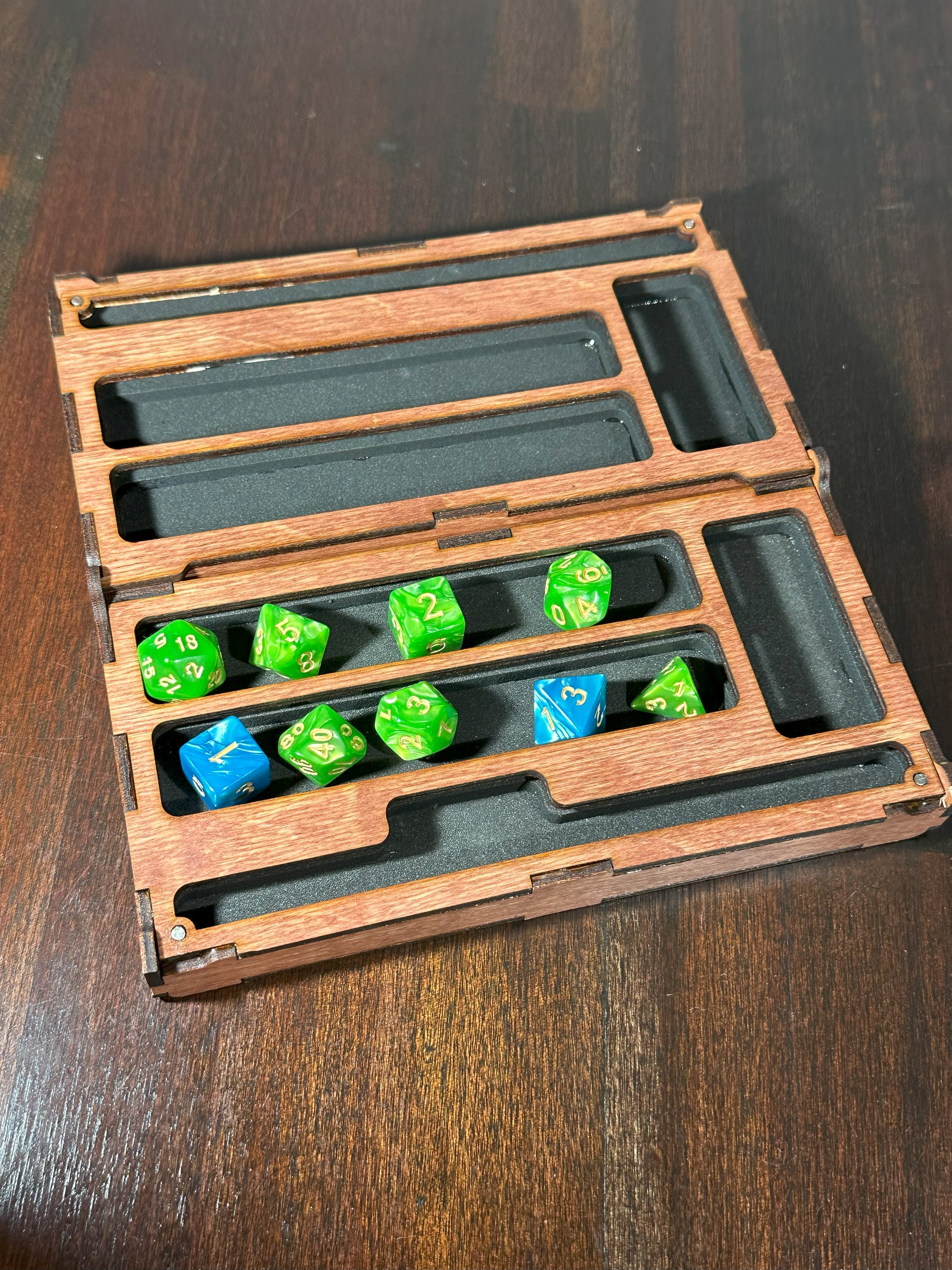 Large Dice Box Laser Cut and Engraved - Etsy