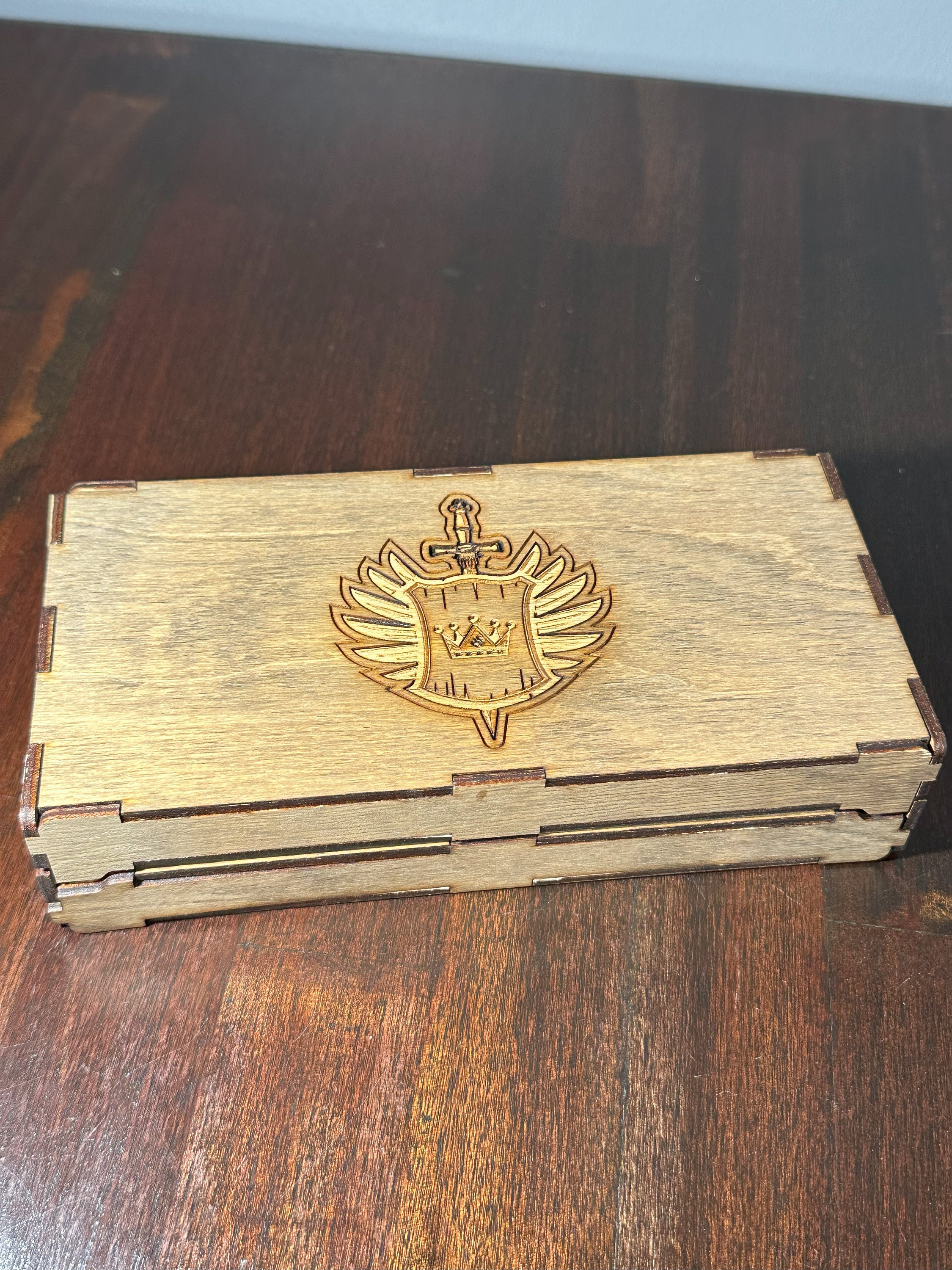 Large Dice Box Laser Cut and Engraved - Etsy