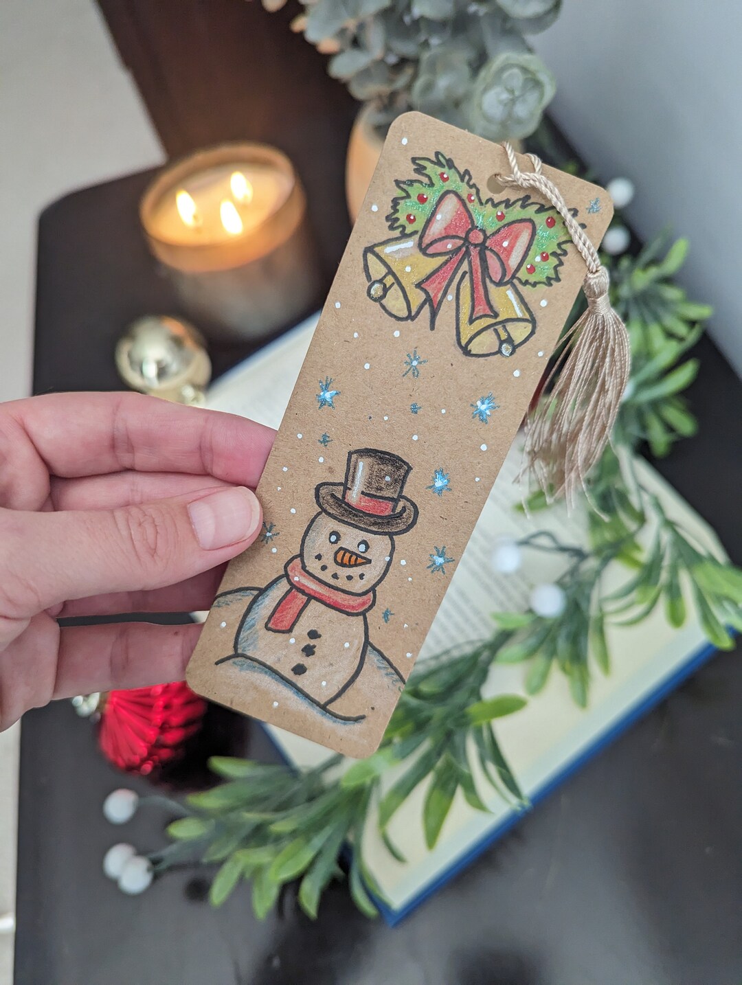 Yule Bookmark Stocking Stuffers Book Lover Gift Christmas - Etsy