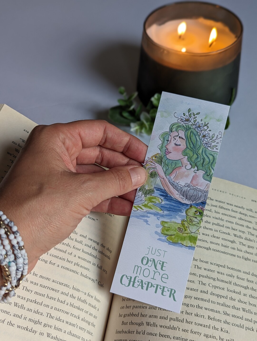 Just One More Chapter Bookmark, Quotes and Inspiration, Affordable ...