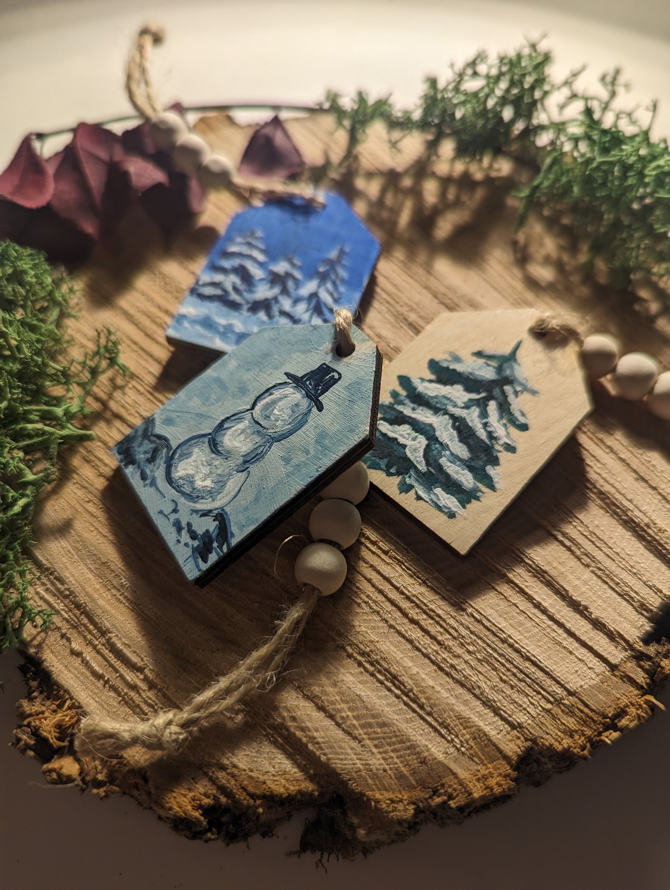 Natural Wood Gift Tags for Christmas Presents Gift Tags - Etsy