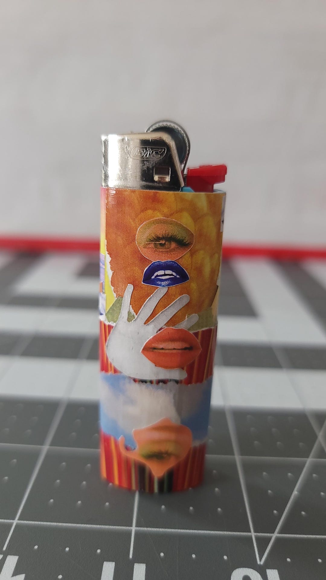 Bic Classic Lighter, Handcut Collage, Collage Lighter, Customized ...