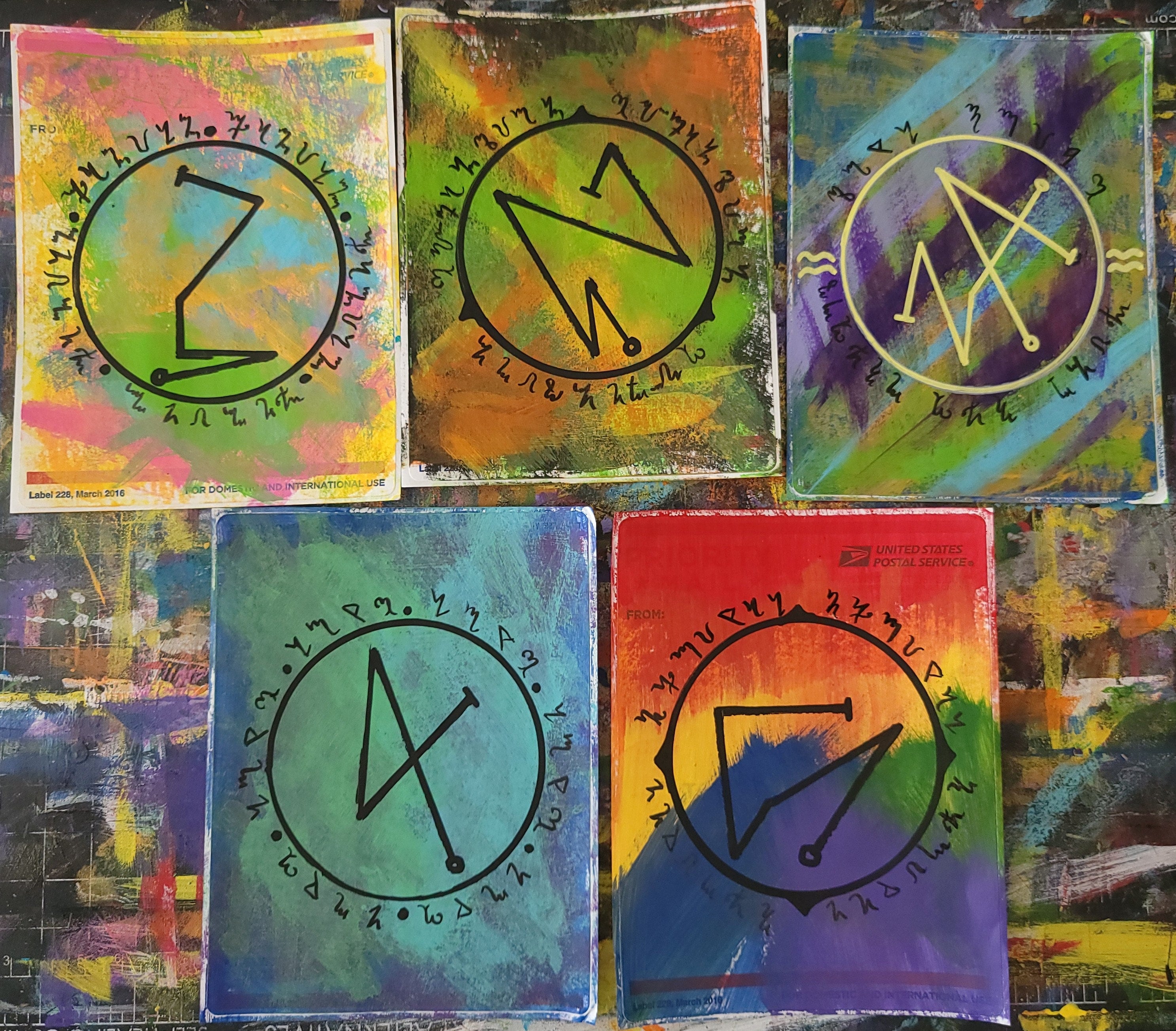 Assorted Sigil Sticker Pack V4 - Etsy