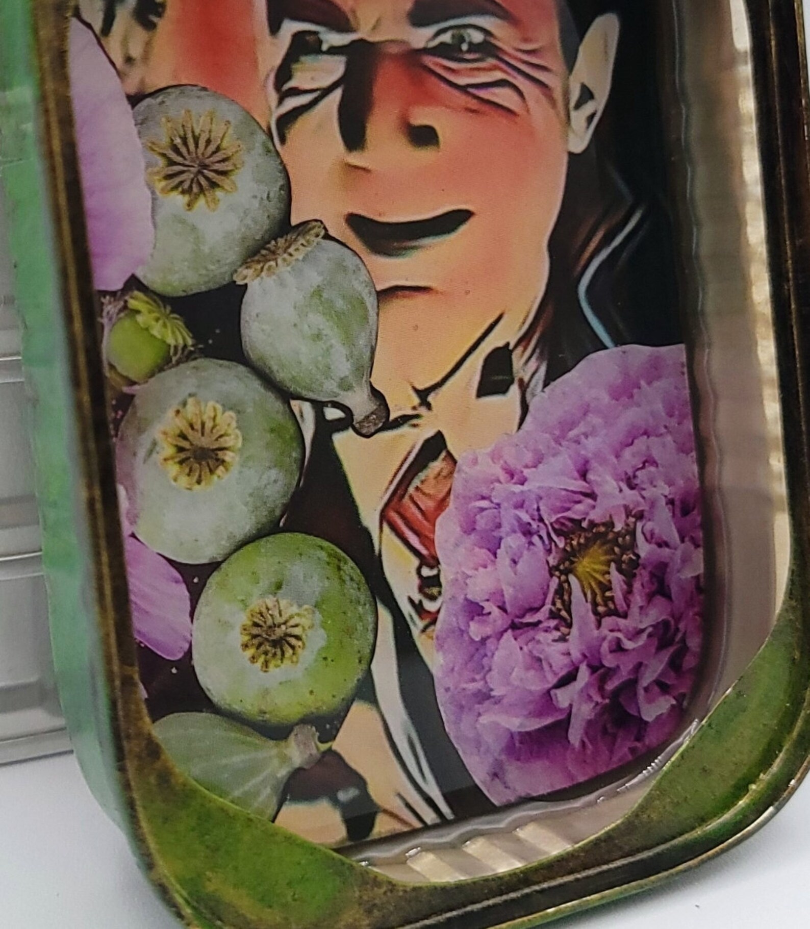 Hopium Sardine Can Collage: Resin Art Refrigerator Magnet - Etsy