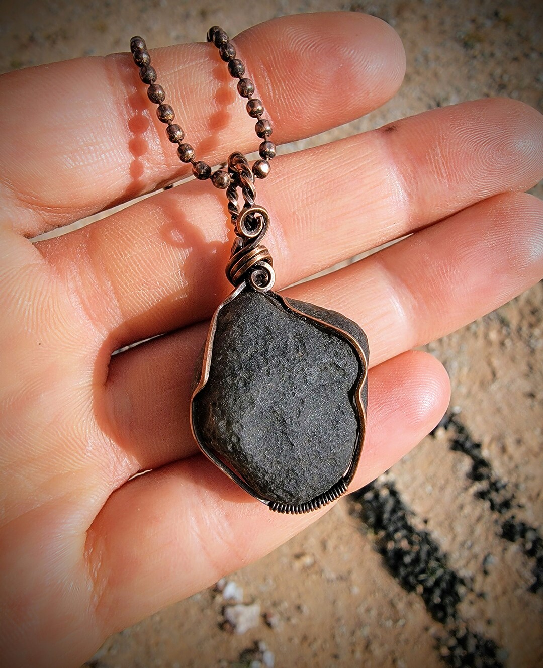 Obsidian Apache Tear Amulet 1 - Etsy