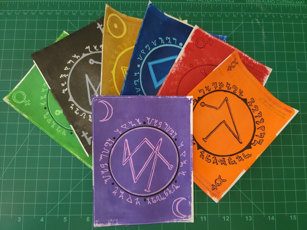 Sigil Sticker Pack Planetary Archangels 7pk - Etsy