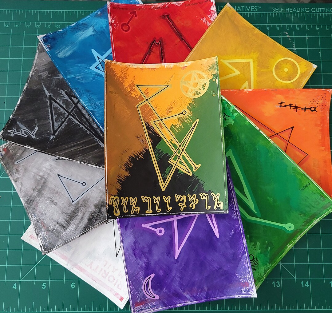 Sigil Sticker 10 Pack Sephira Archangels - Etsy
