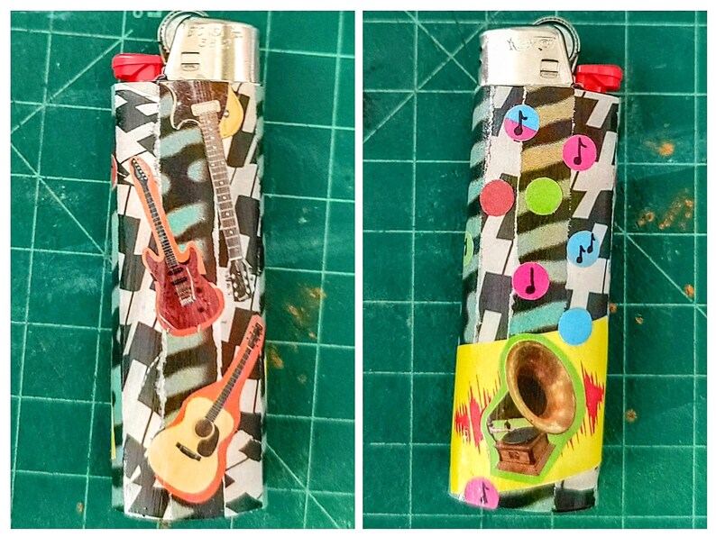 Handmade Collage Bic Lighter, Art Designs - Etsy