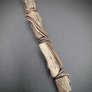 Petrified Wood Wand: Copper Wrapped Altar Ritual Tool (13") - Etsy