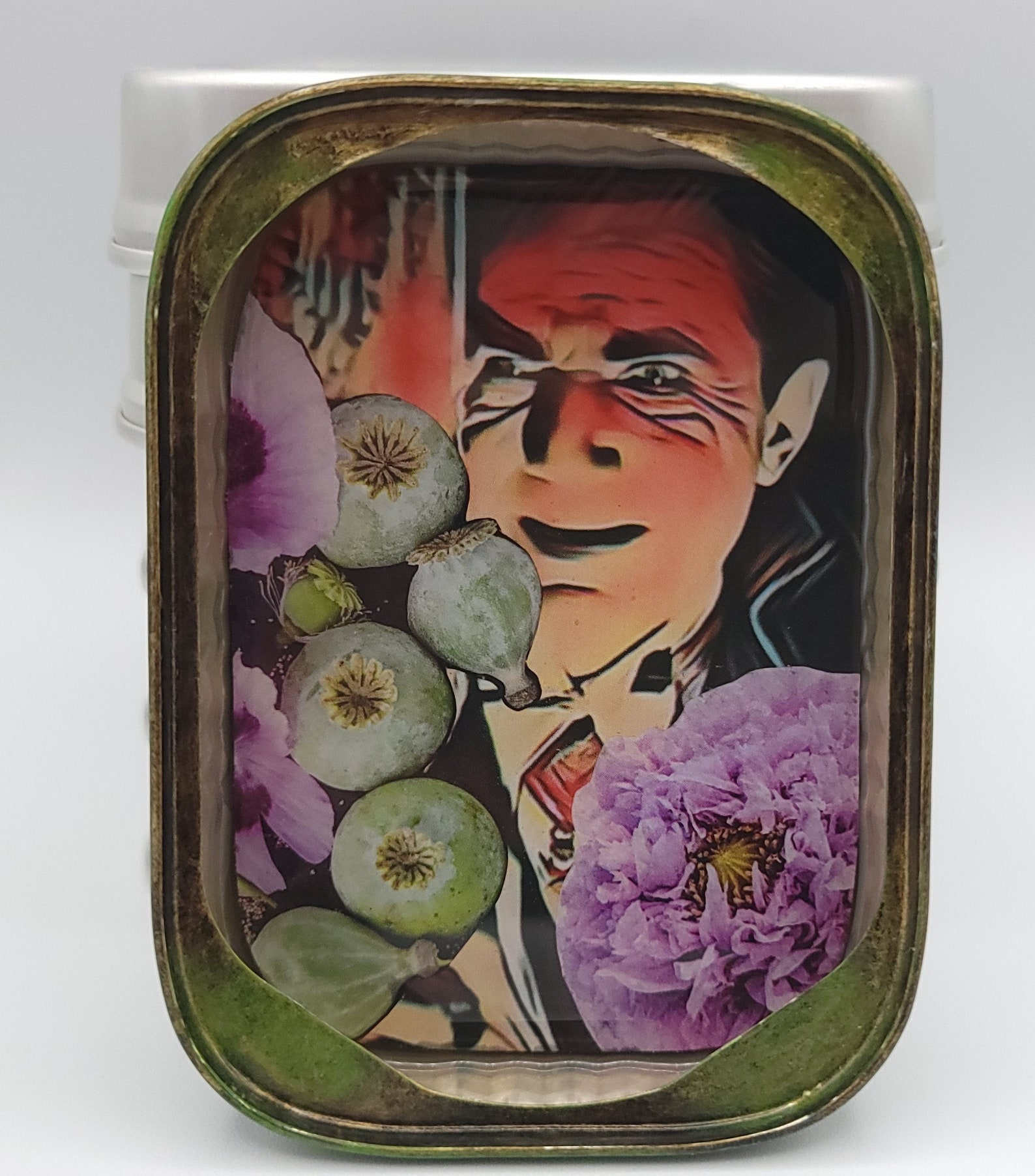 Hopium Sardine Can Collage: Resin Art Refrigerator Magnet - Etsy