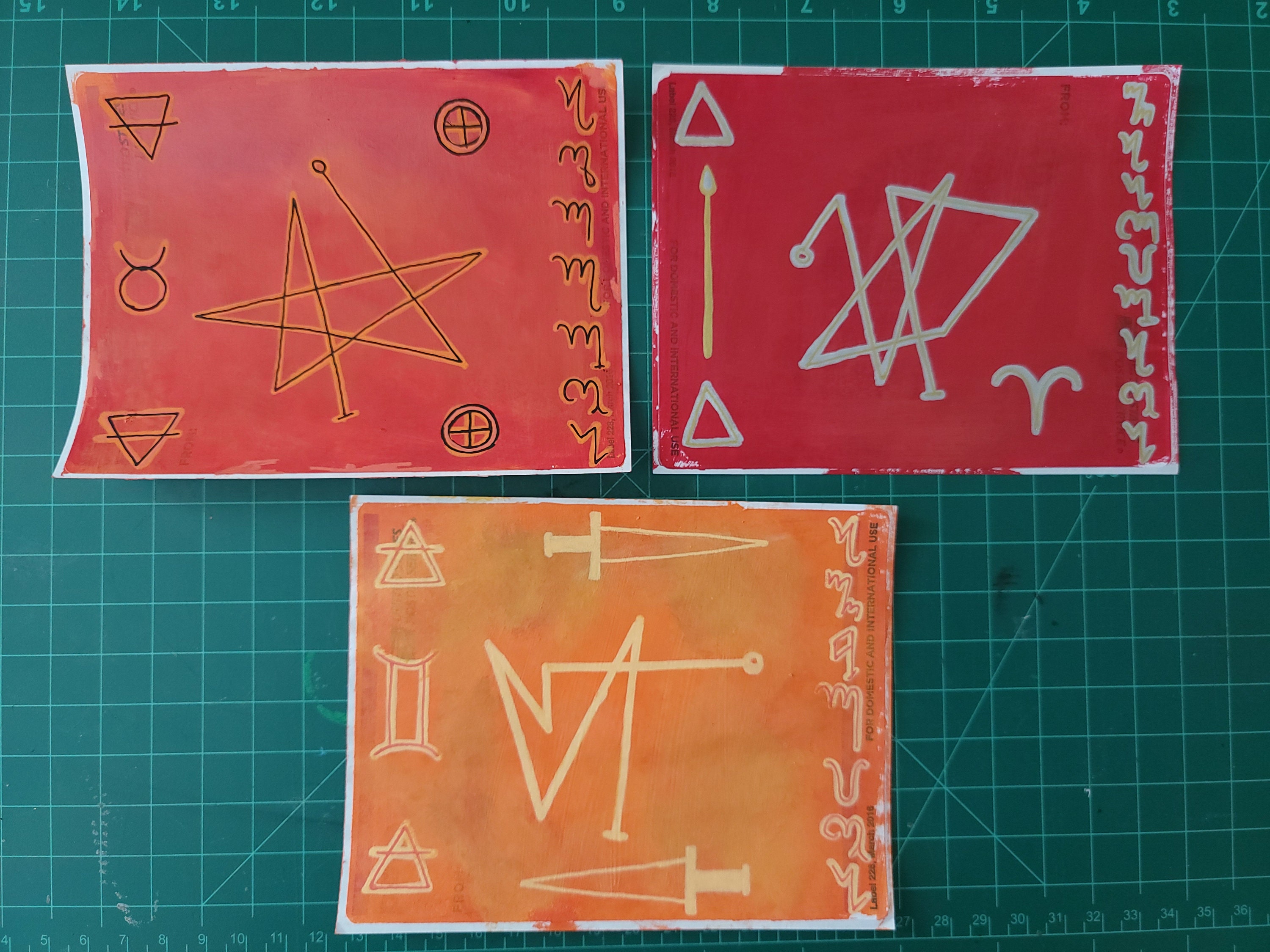 Sigil Sticker Pack Zodiacal Archangels 12pk - Etsy