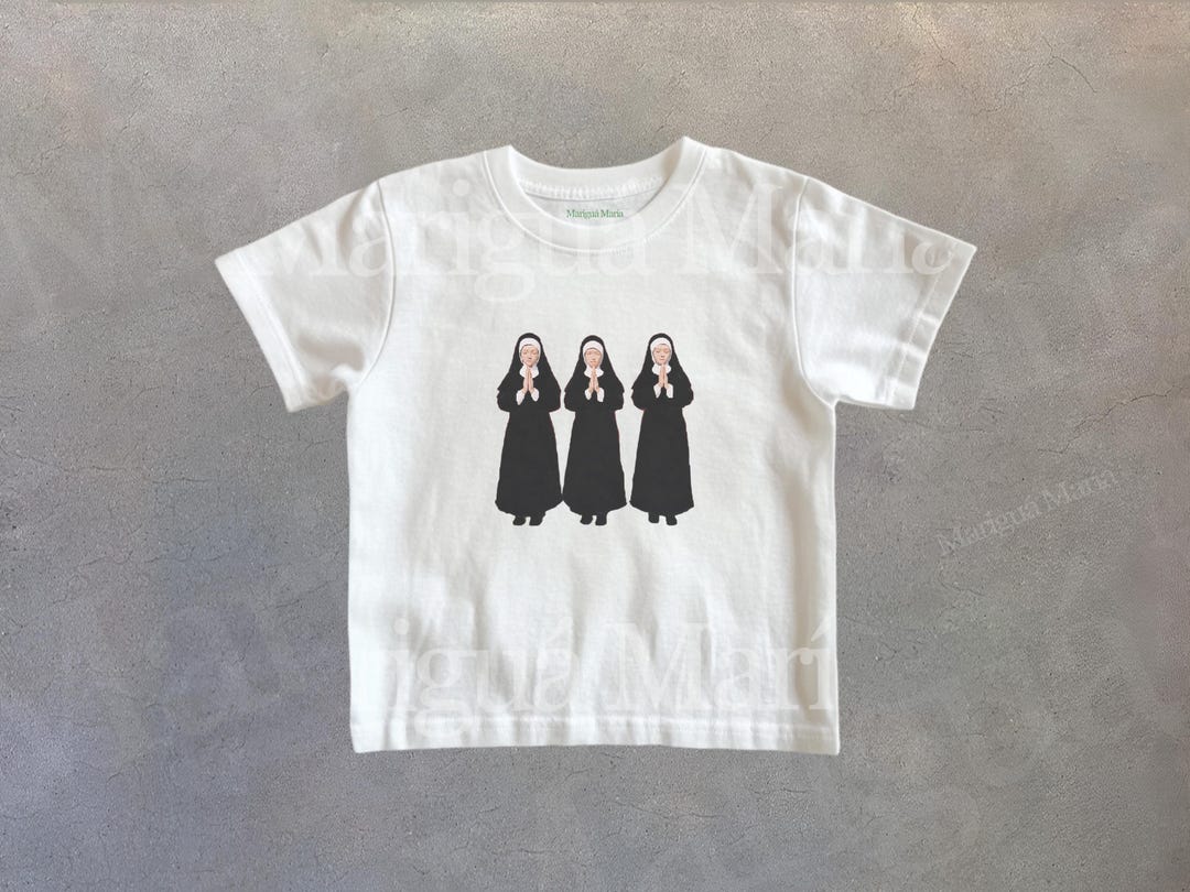Three Nuns Vintage Shirt, 2000s Retro Shirt, Vintage Clothes, Jesus ...