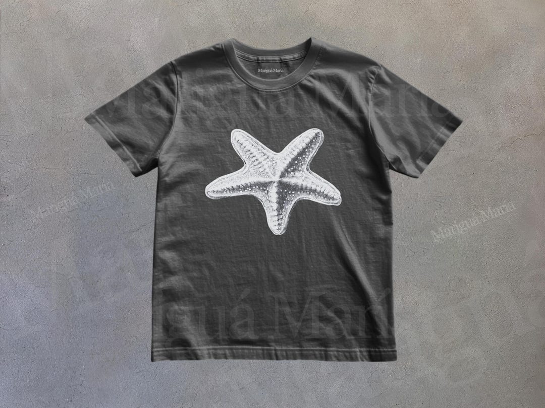 Starfish Gothic Shirt, Y2K Starfish Tshirt, Vintage Fairycore Shirt, Retro Dark Academia Tshirt ...