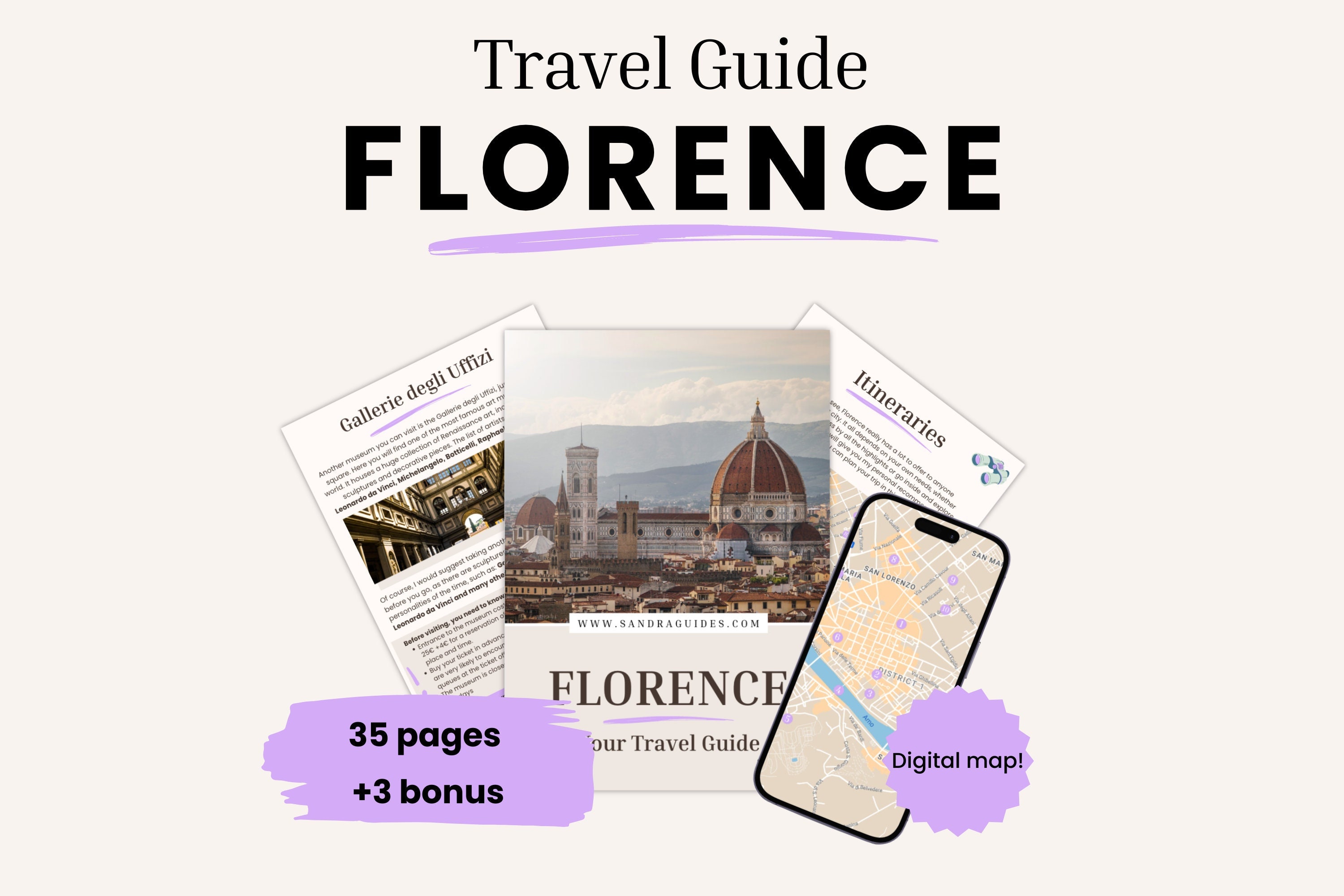 Florence Digital Travel Guide, Travel Tips Tuscany, Itinerary for ...