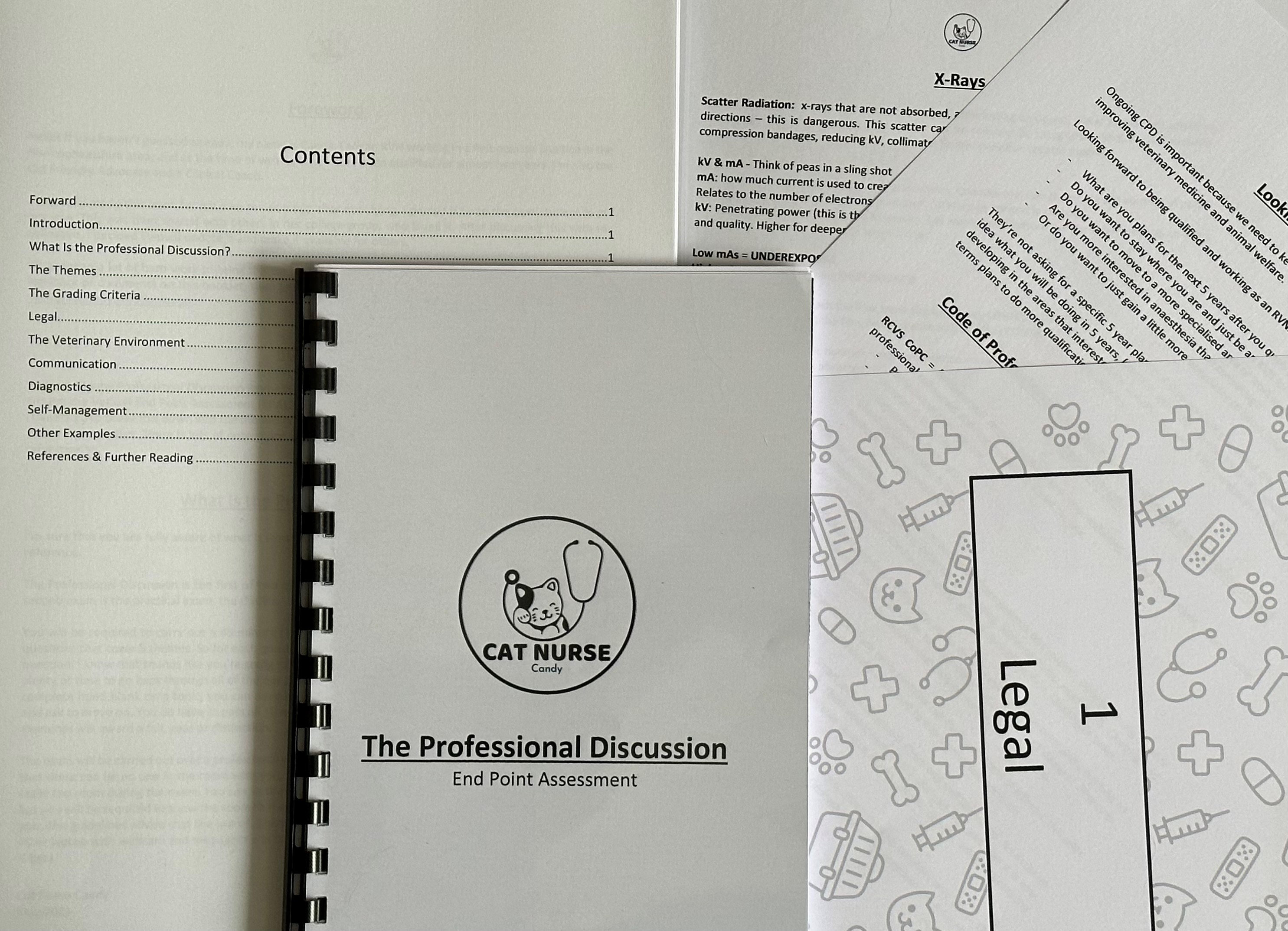 Veterinary Nurse Professional Discussion Revision Booklet (end Point ...