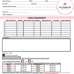 AMA 2023 Fillable Home or Resident (new / Established) Services Audit ...