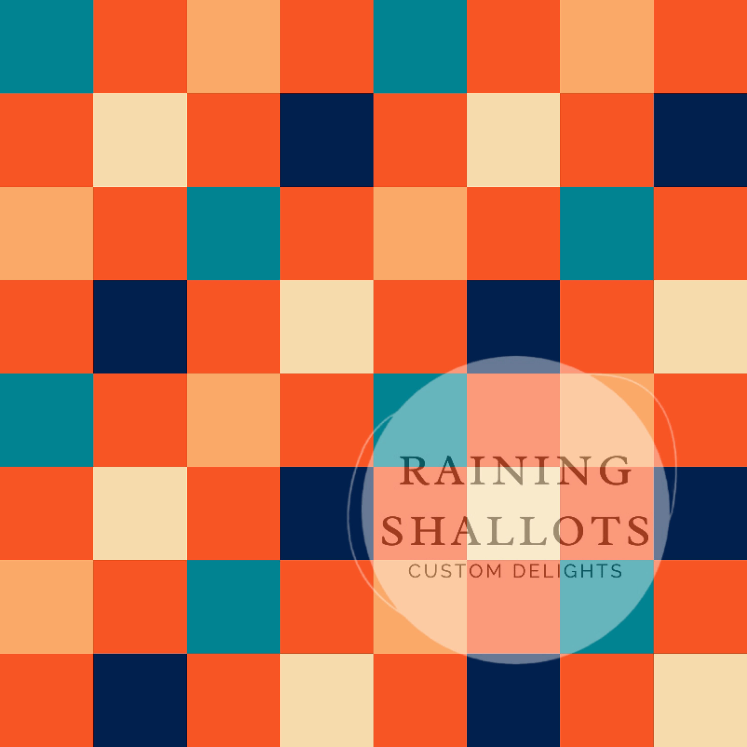 Retro Checkerboard Digital Paper Vol. 1 - Set of 10, Seamless 12x12 ...